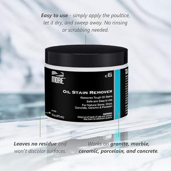 Oil Stain Remover – Lifts Deep Oil Stains from Stone & Porous Surfaces ...