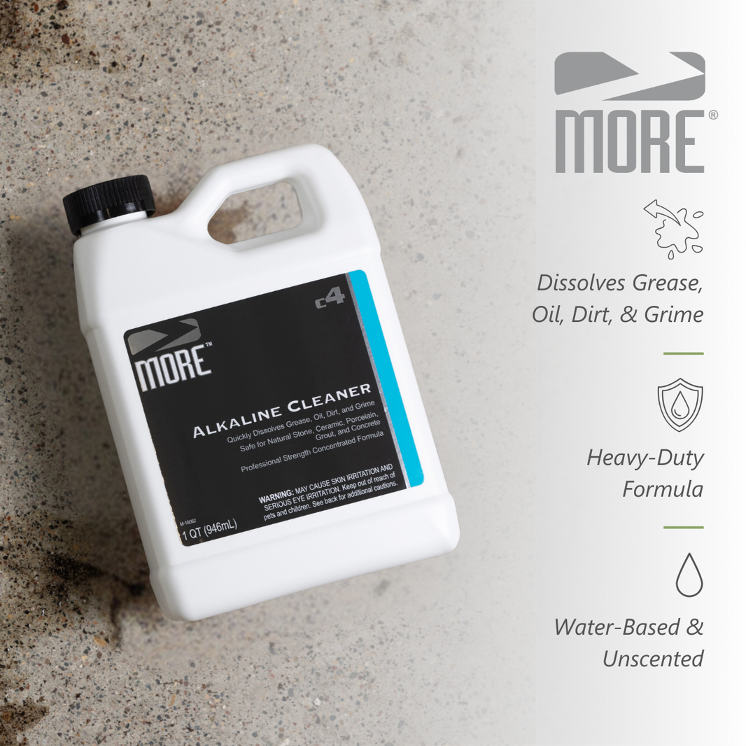 MORE® Natural Stone Cleaners - Safe for Marble, Ceramic, Porcelain ...